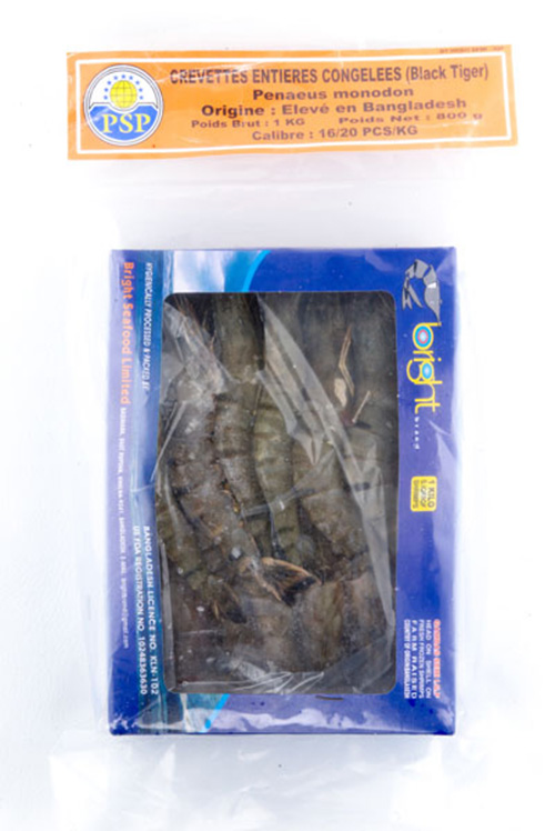 Crevette Entière Black Tiger 16/20 - Paris Store